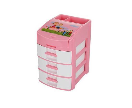 Furniture Plastic Furniture Plastic Closet RFL Tomi Organizer Light Pink