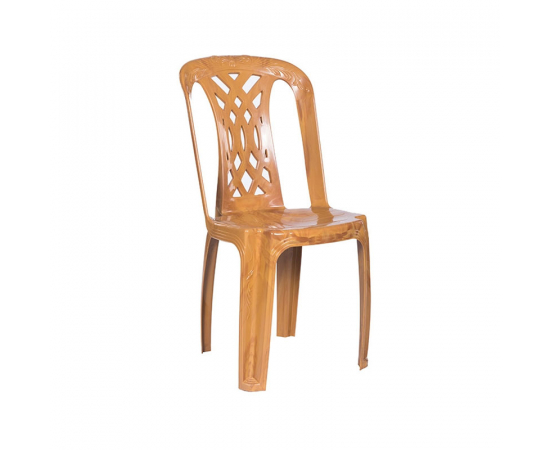 Furniture Plastic Furniture Plastic Chair RFL Polypropylene Smart Armless Chair Sandal Wood